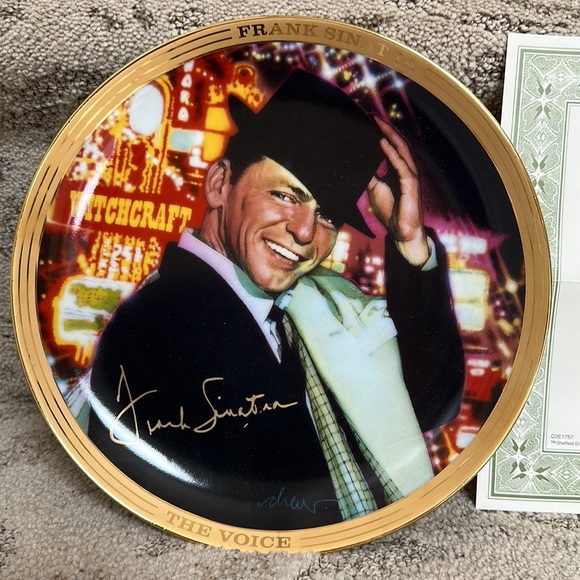 Franklin Mint | Other | Frank Sinatra Collectors Plate From Franklin ...